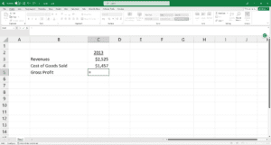 Creating a Basic Formula in Excel - Training The Street - Financial ...